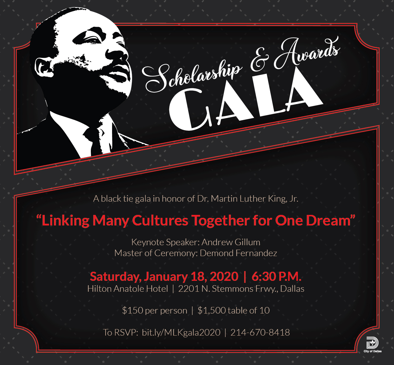 Gala social media image | The Martin Luther King, Jr. Community Center