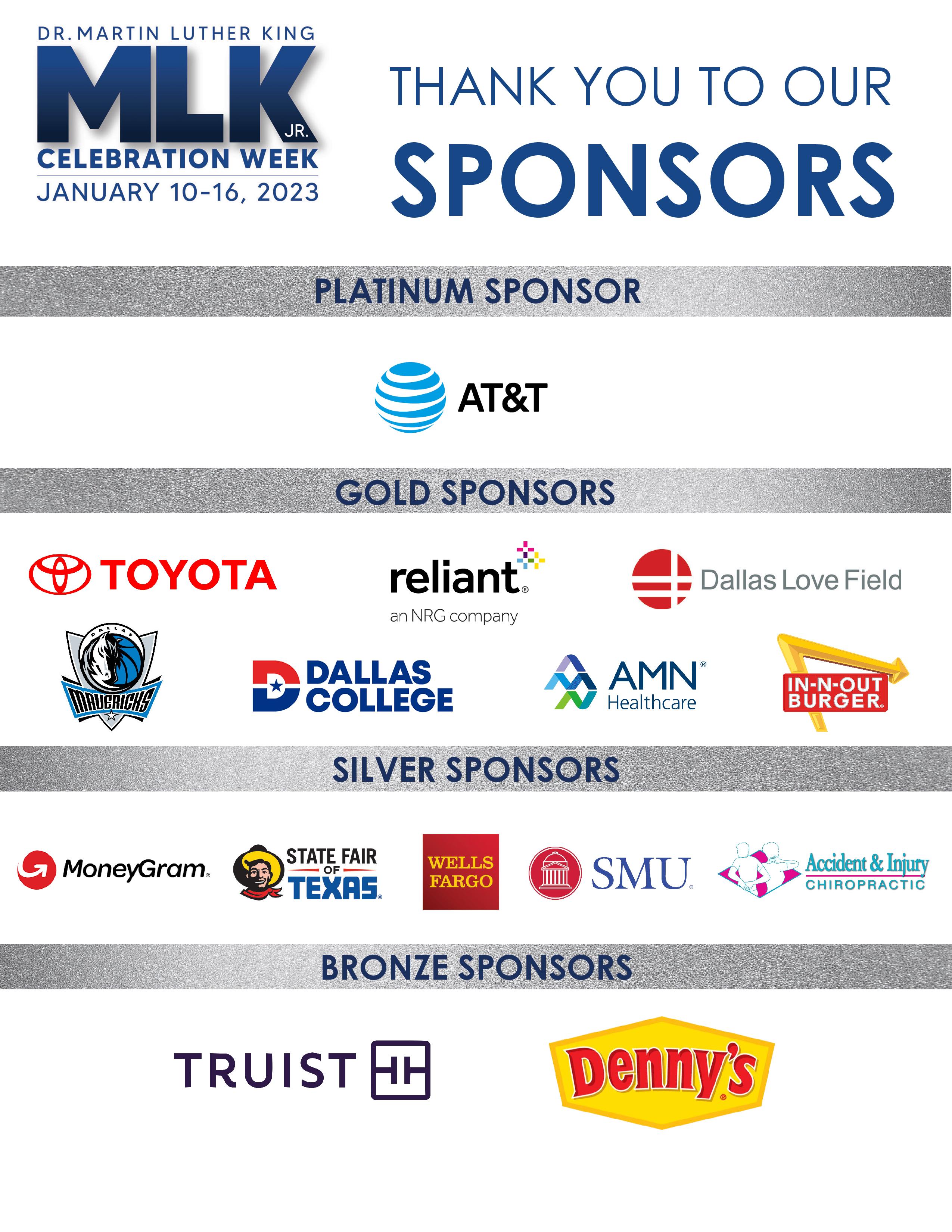 2023 Sponsors List-page-001 | The Martin Luther King, Jr. Community Center