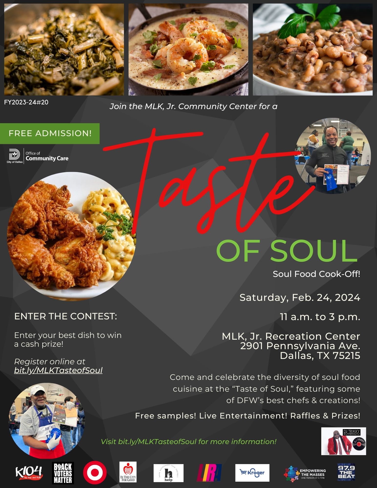 MLK Taste of Soul Flyer | The Martin Luther King, Jr. Community Center