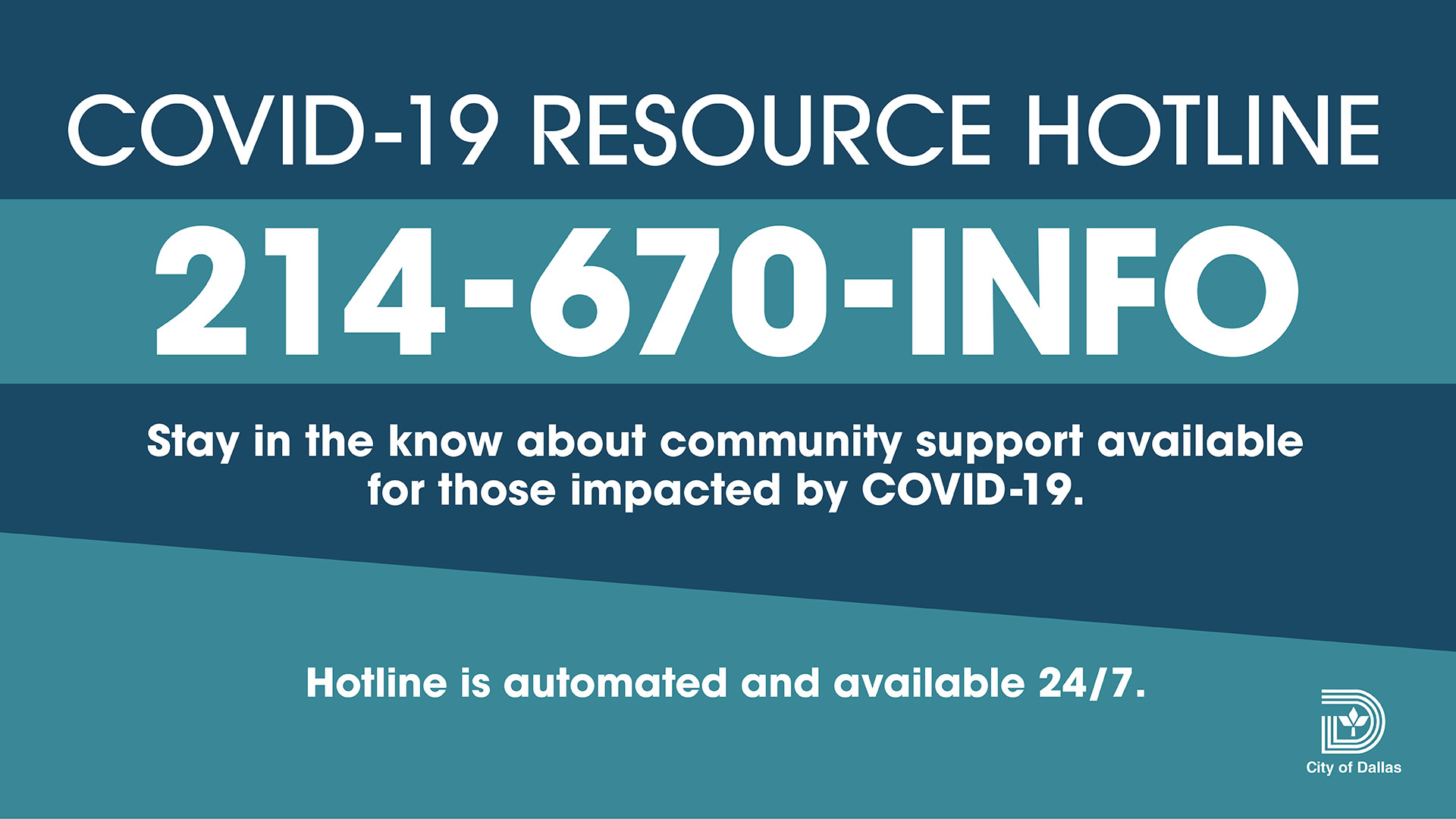 COVID 19 Hotline Carousel Visual ENGLISH | The Martin Luther King, Jr ...