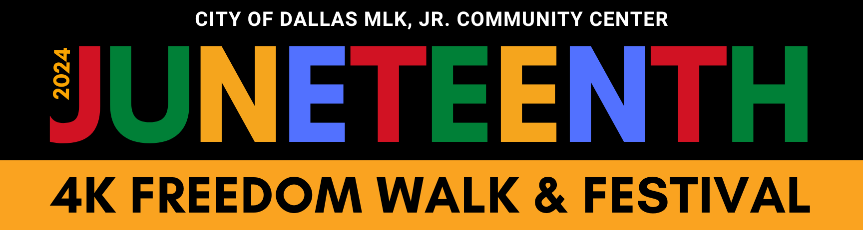 2024 Juneteenth 4K Header | The Martin Luther King, Jr. Community Center