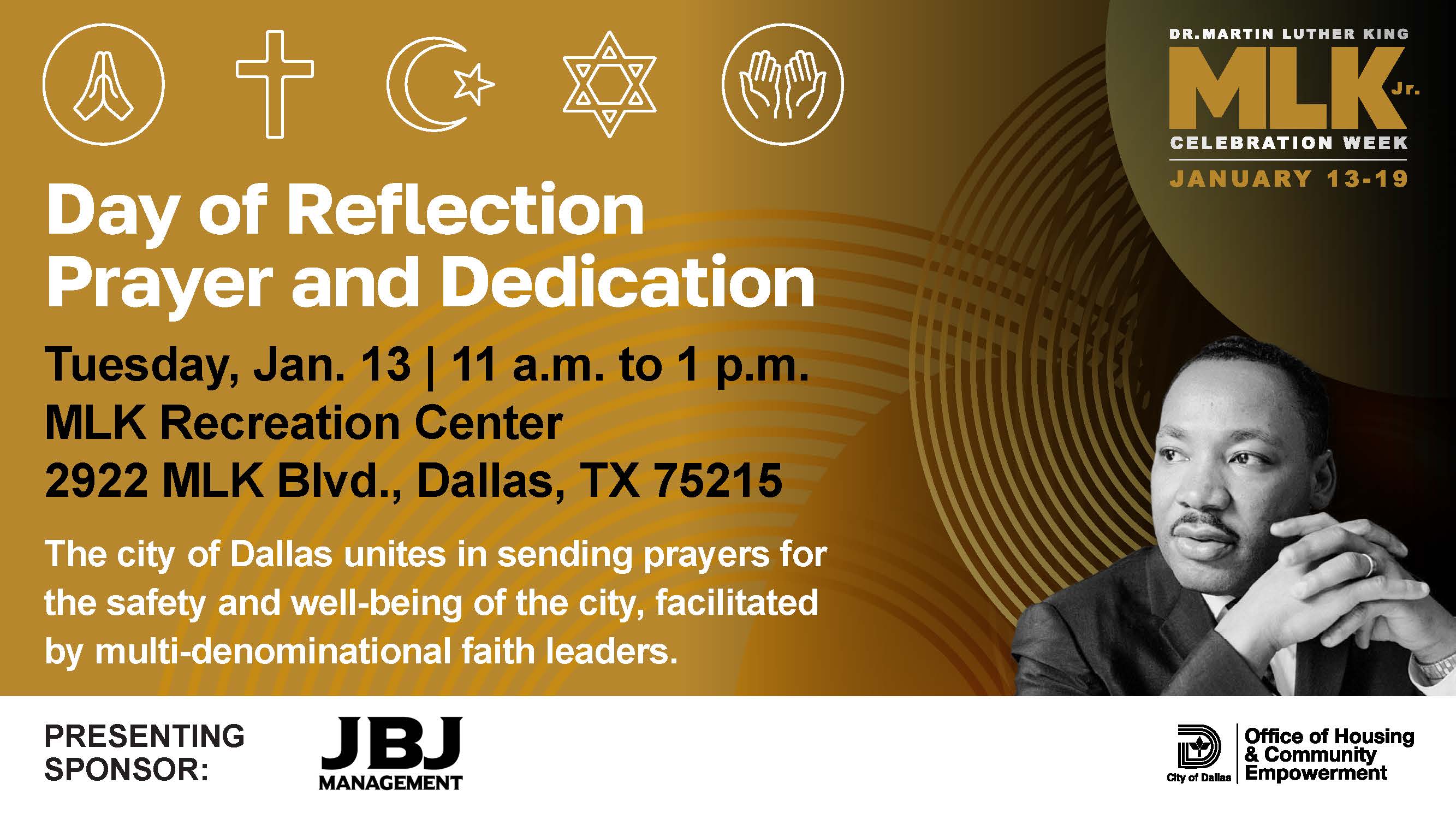 Day of Prayer, Reflection, and Dedication | The Martin Luther King, Jr ...